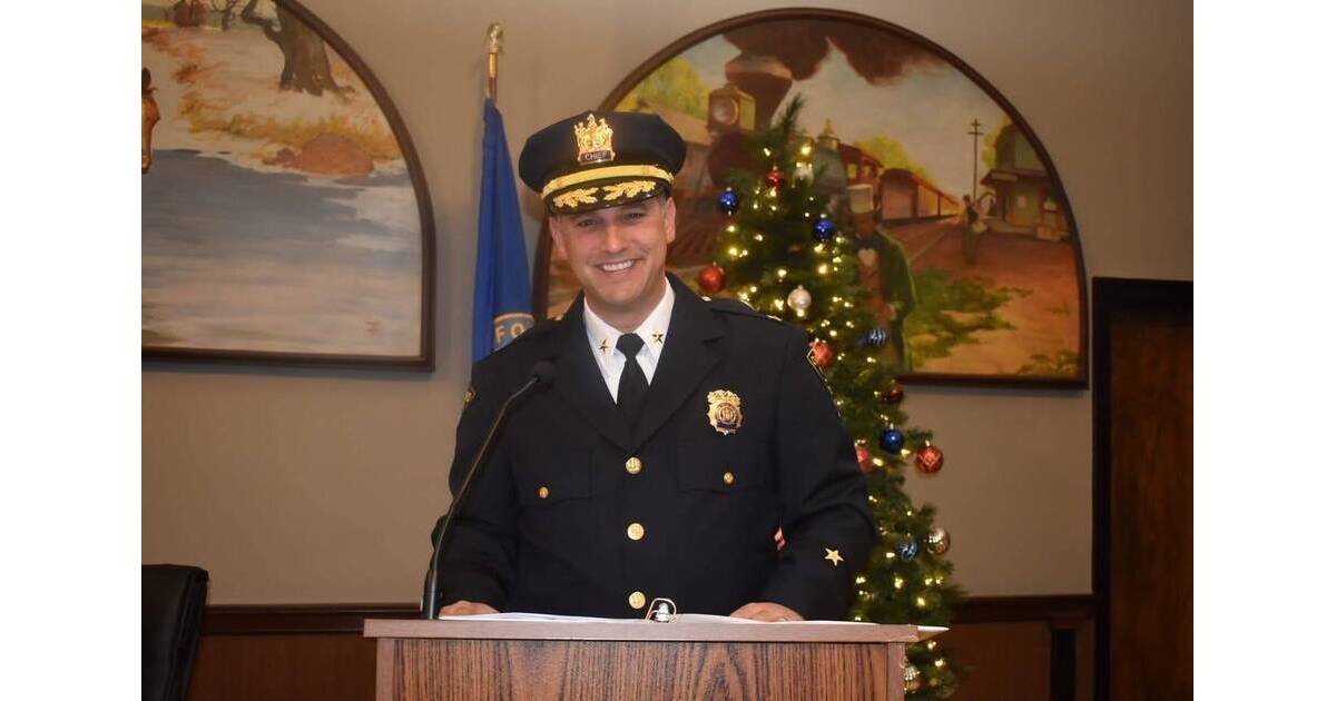 Matthew Nazzaro Sworn in as Cranford’s Chief of Police | Cranford, NJ ...