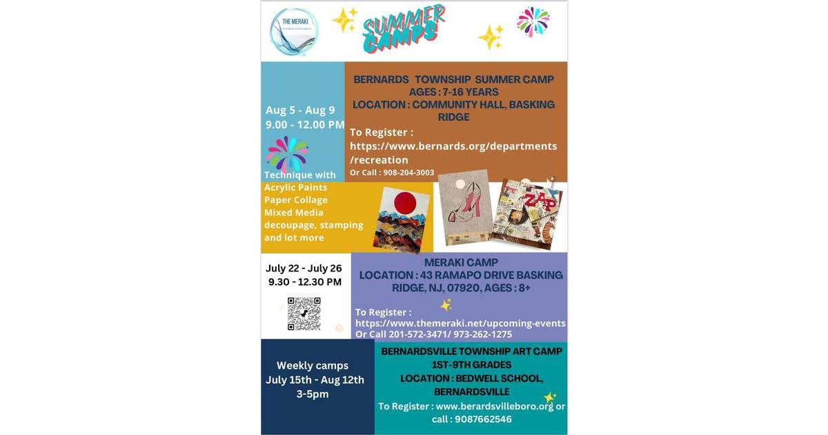 The Meraki Announces Summer Camps: Exciting Sessions for Children to ...