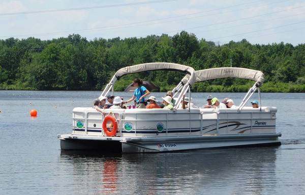Explore Mercer County Lake on a Pontoon Boat | Hamilton/Robbinsville ...