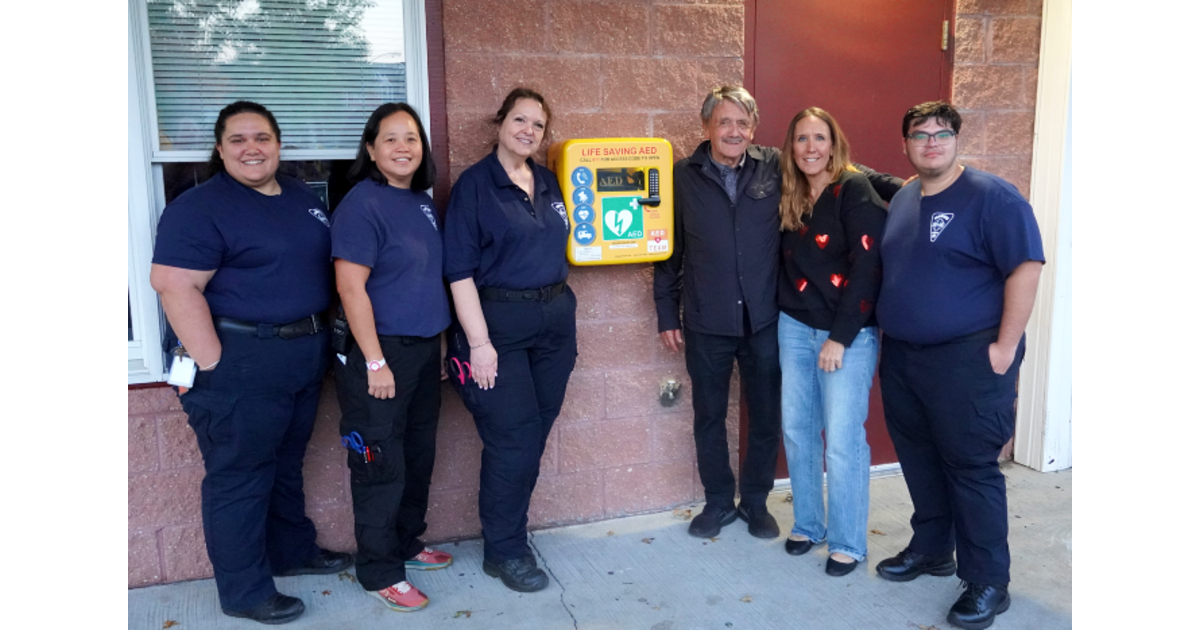 Fanwood Holds Dedication Ceremony for AED Donation in LaGrande Park ...