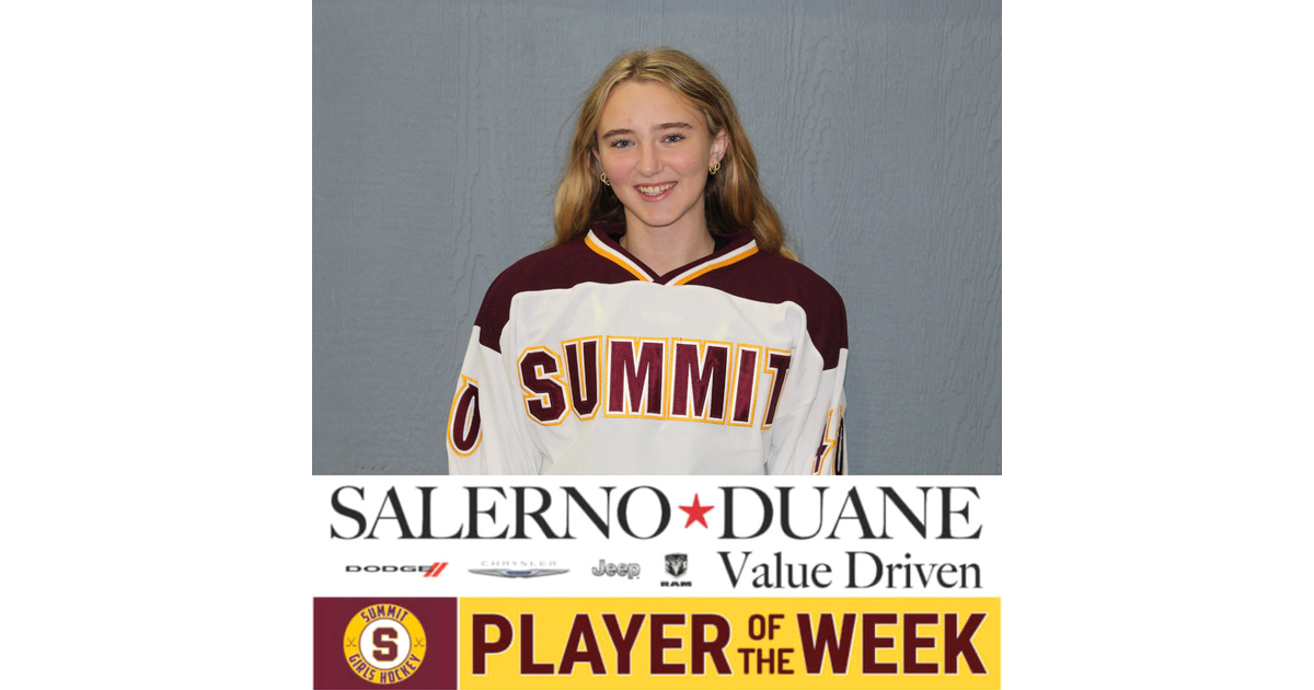 Ashlyn Messer Selected as Salerno Duane Summit Girls Ice Hockey Player ...