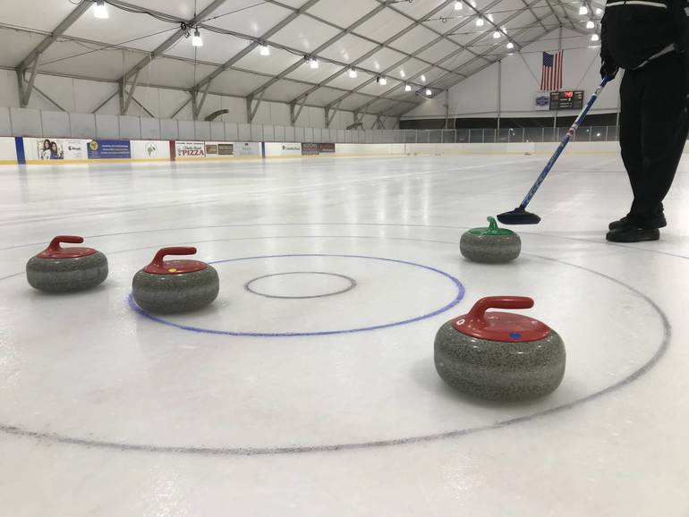 Learning Curling: ‘Rocks’ Round out Night at Westfield Rink | TAPinto