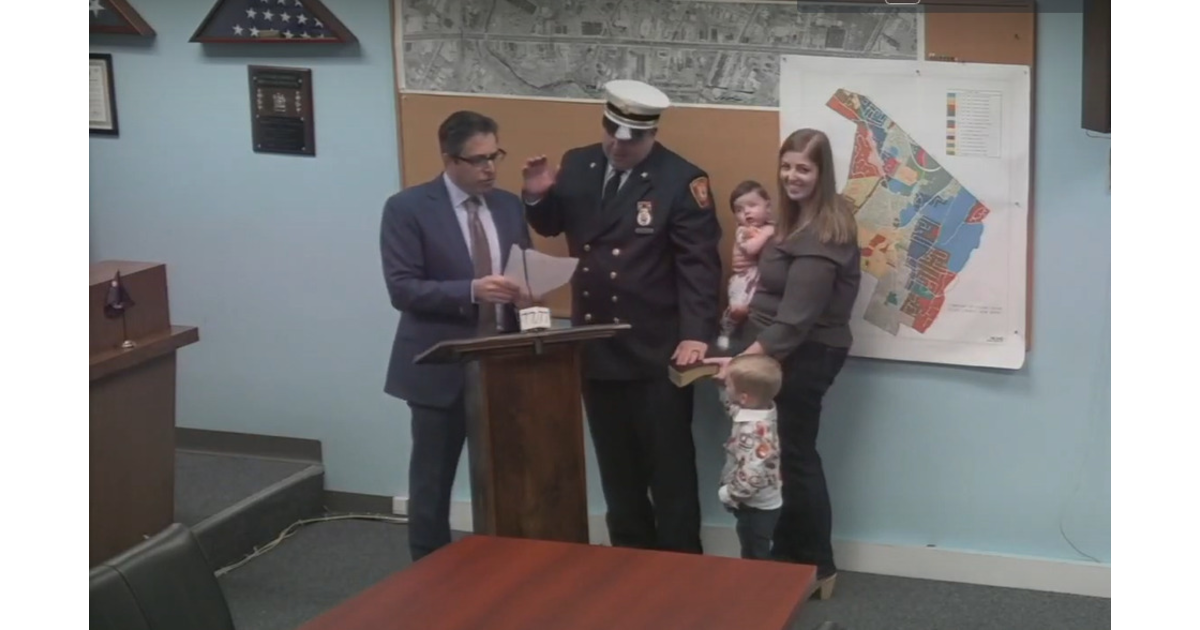 Michael Grasso Jr. Takes Oath as Cedar Grove Fire Chief | Verona/Cedar ...