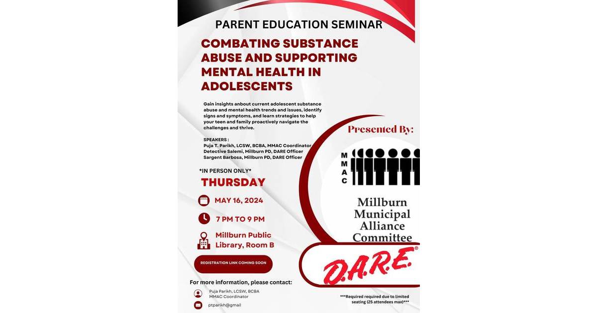 MMAC Offering ‘Combatting Substance Abuse & Supporting Mental Health in ...