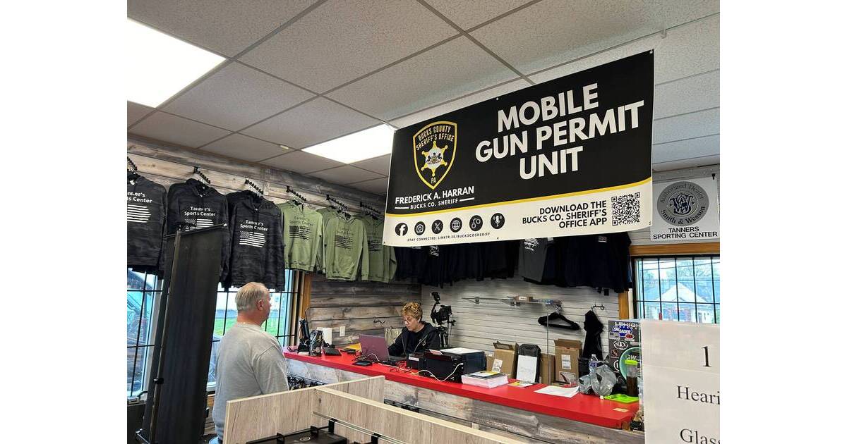 Sheriff Launches Second Mobile Gun Permit Unit | Doylestown, PA News ...