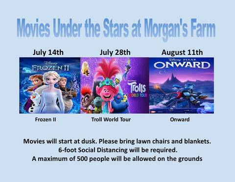 Summer Movies Return to Morgan's Farm in Cedar Grove | Verona/Cedar ...