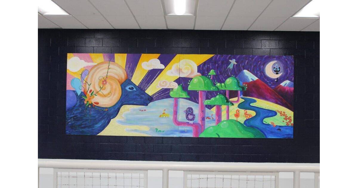 New Mural by AP Art Students Now on Display in Leonard H. Vogel Gallery ...