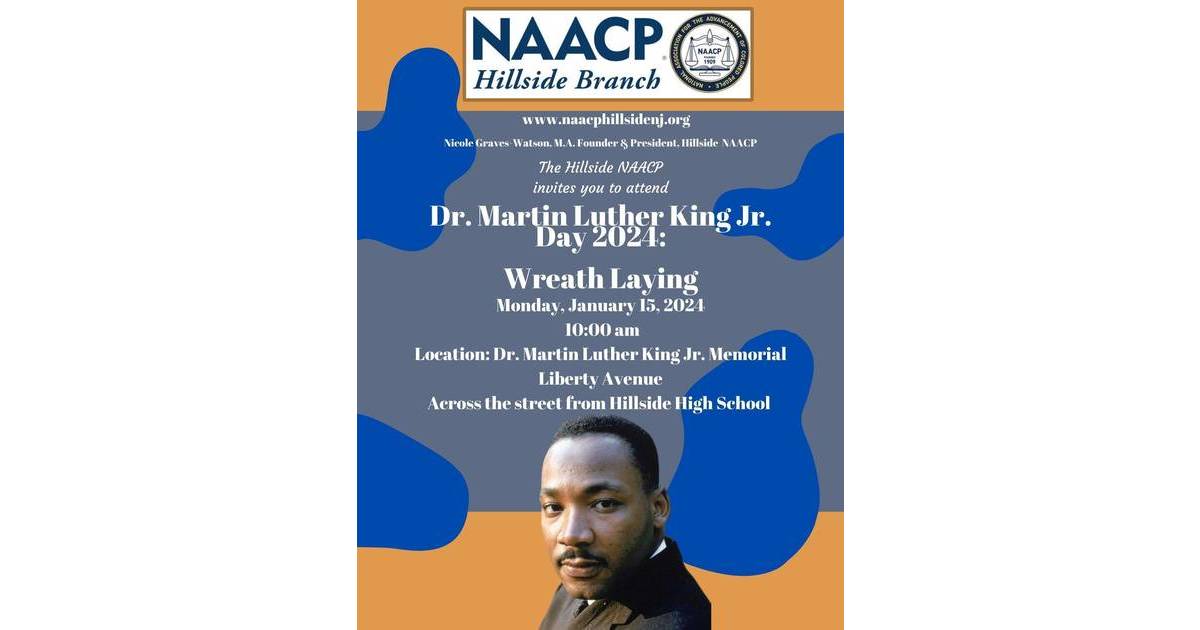 Hillside NAACP To Lay Wreath At Dr. Martin Luther King Memorial ...
