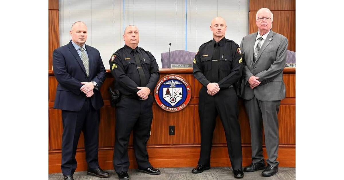 Woodbridge Promotes Two New Police Sergeants | Woodbridge/Carteret, NJ ...