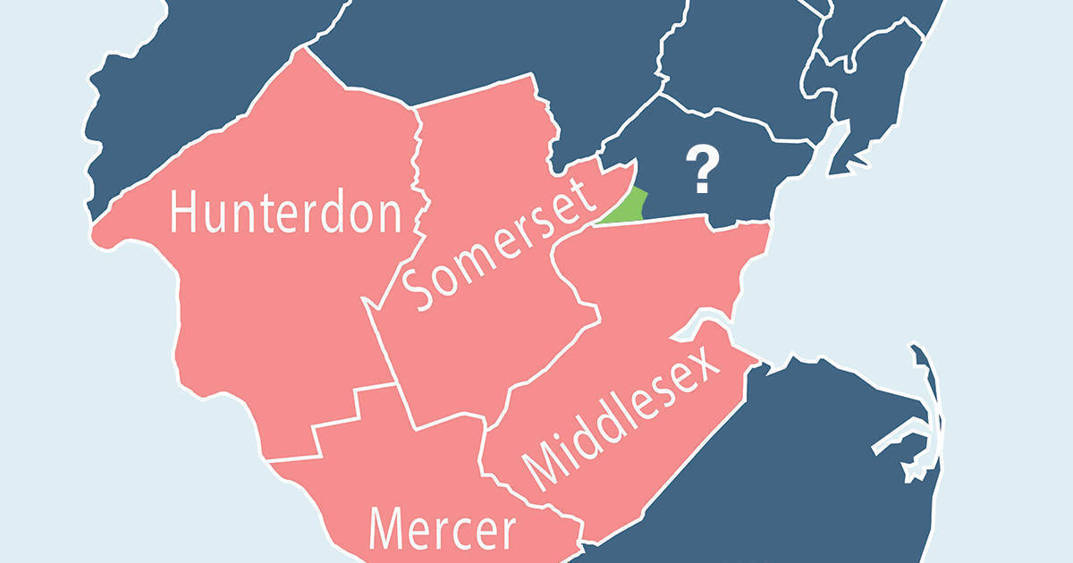 Central New Jersey Counties Central Jersey Is On The Map! | Somerset