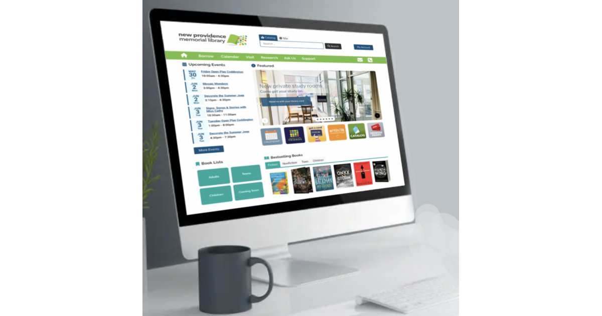 New Providence Memorial Library Launches New Website and Study Rooms ...