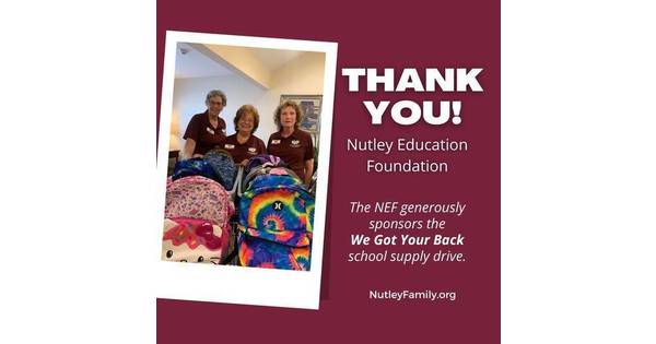 Thank you to the Nutley Education Foundation. | Nutley, NJ News TAPinto