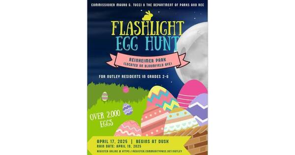 Nutley Great Flashlight Egg Hunt for Grades 2 through 6 scheduled for ...
