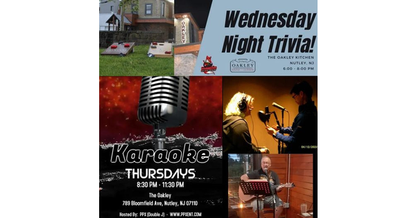 Rich Baron, Grace Carlin at Nutley's Oakley This Week | Nutley, NJ News ...