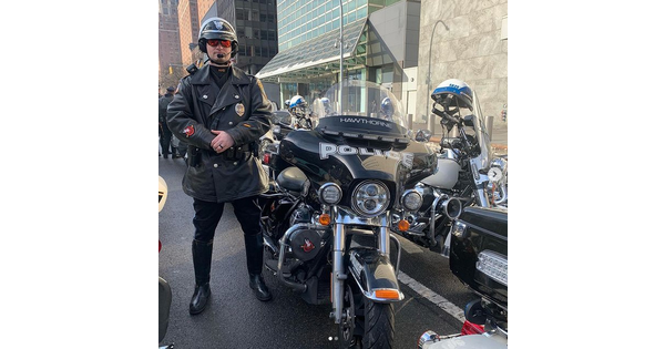 Officer Brandon Flynn Represents Hawthorne at Funeral of NYPD ...
