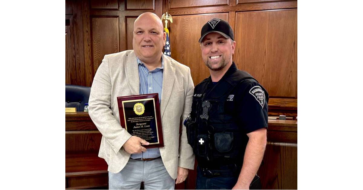Hasbrouck Heights Honors Retired Police Sgt. James Loos During the May ...