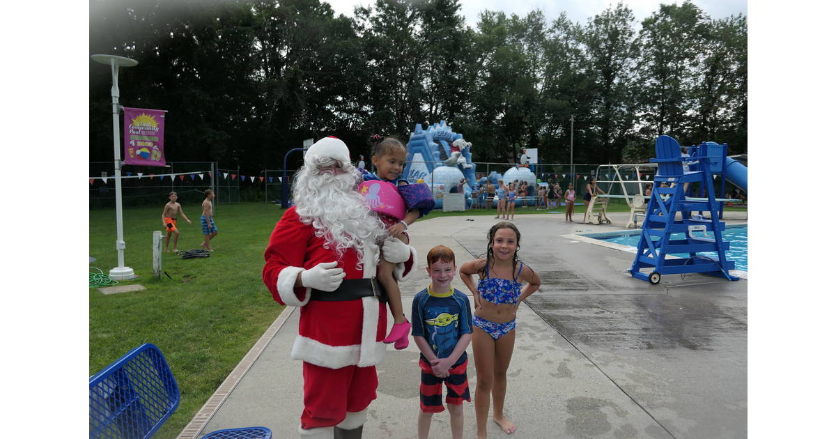 Clark Pool Celebrates Christmas in July | Clark, NJ News TAPinto | TAPinto