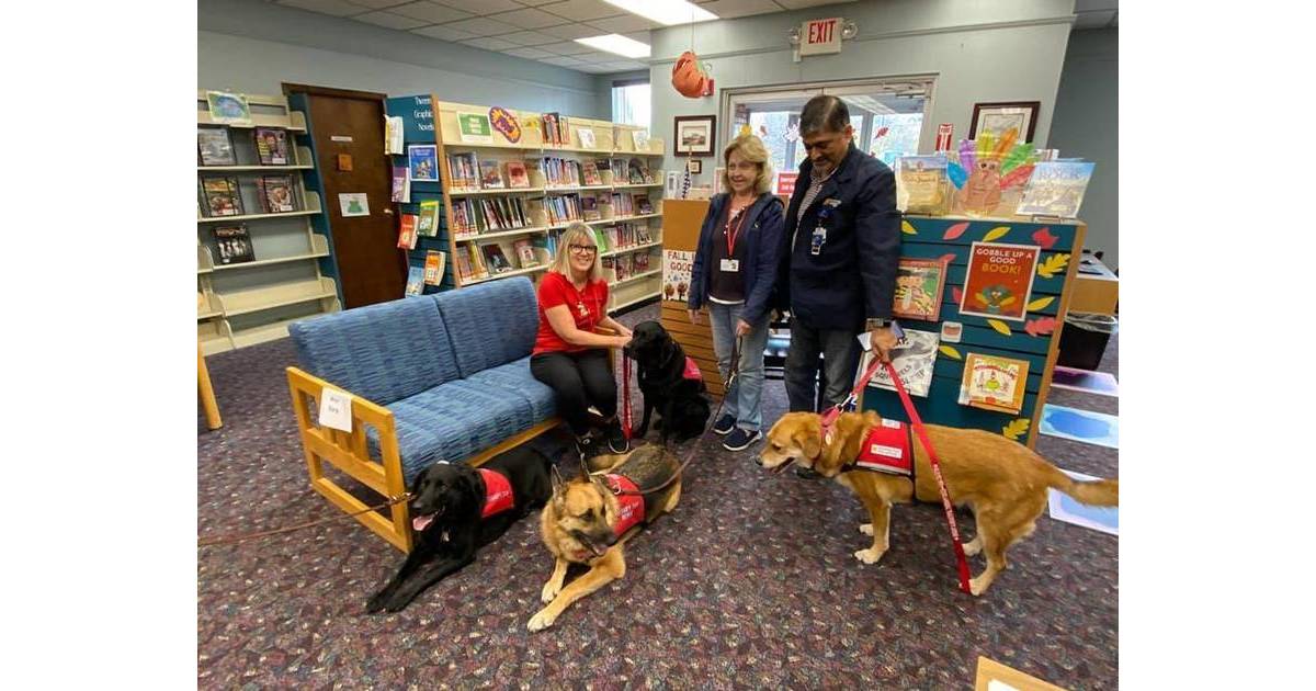 Paws Up for Reading at the Spotswood Public Library | Milltown ...