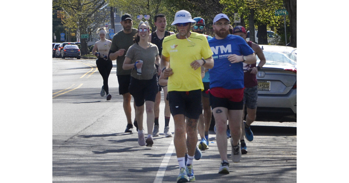 Transcontinental Runner Paul Johnson Crosses Fanwood and Scotch Plains ...