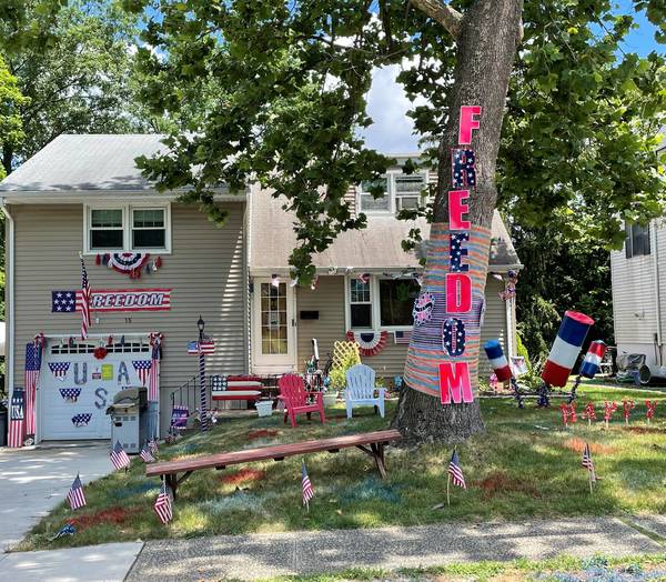 Garret And Elisa Conger Once Again Have Milltown's Most Patriotic House ...