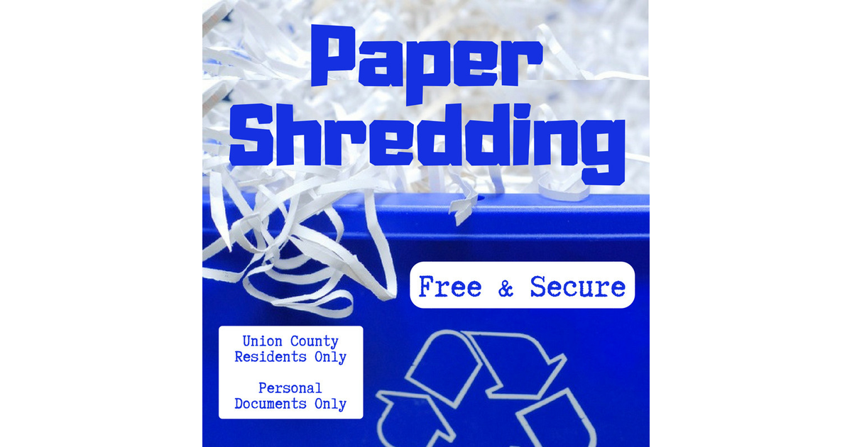 Union County Offers Free, Secure Shredding for Personal Documents ...