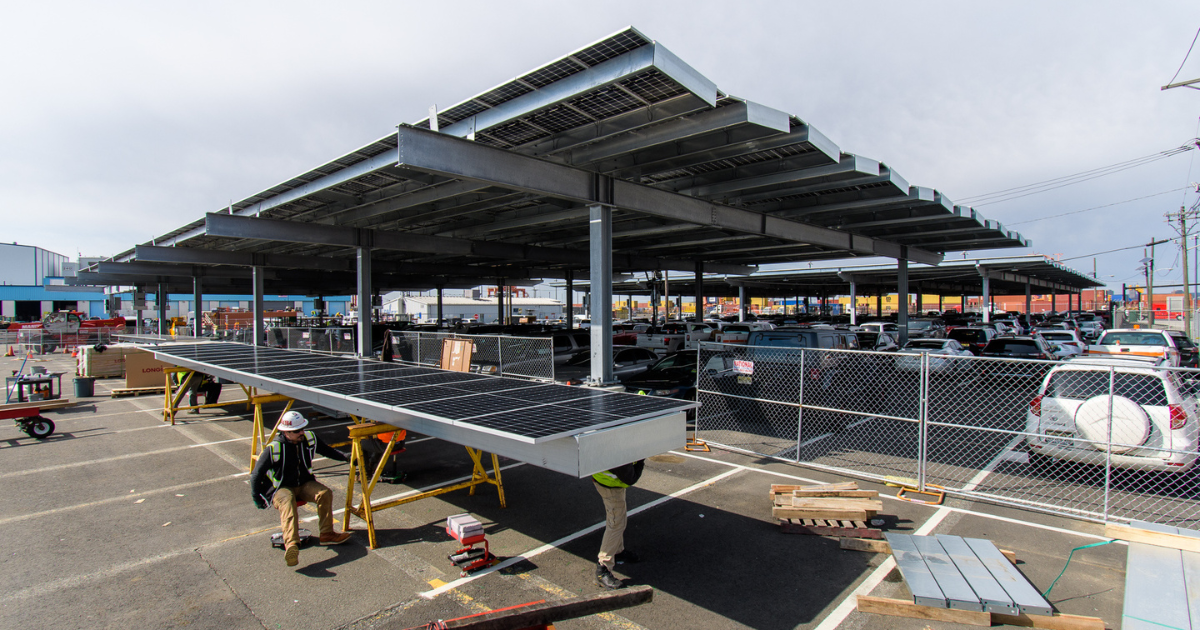 One of World's Largest Solar Installations Completed at Newark Port ...