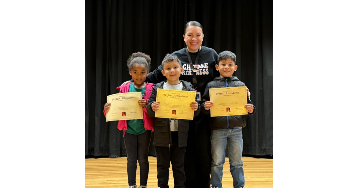 Rahway's Roosevelt Elementary School Celebrates Perfect Attendance ...