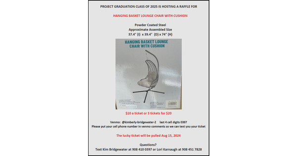 ALJ Project Graduation Class of 2025 Hosting Raffle | Clark, NJ News ...