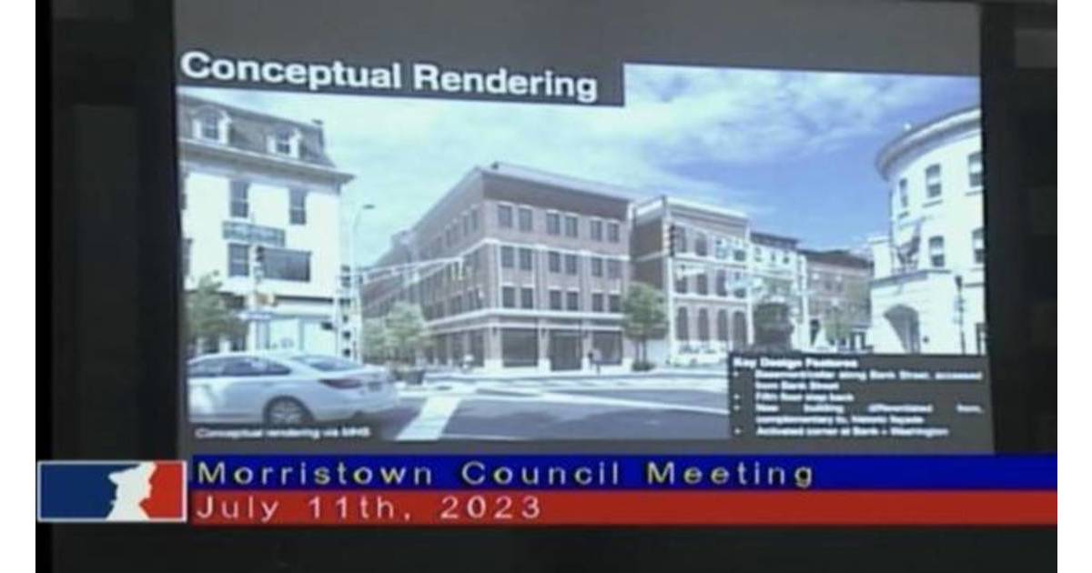 Morristown Council Hears Update on Washington Street Redevelopment Plan ...