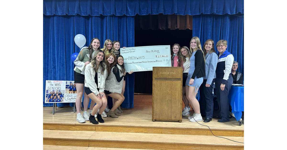 Pathways Grateful to Accept Westfield HS Volleyball Team “Pink Out ...