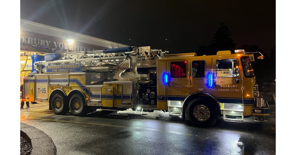 Roxbury Firefighters Greet New Fire Truck | Roxbury, NJ News TAPinto ...