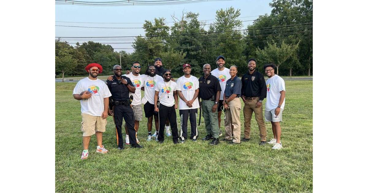 NFL Stars and Police Team Up in Piscataway for Sensory-Friendly Flag ...