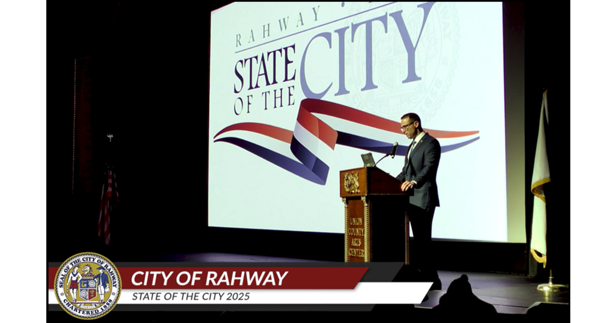 Rahway Mayor Delivers State of City Address on March 6 | Rahway, NJ ...