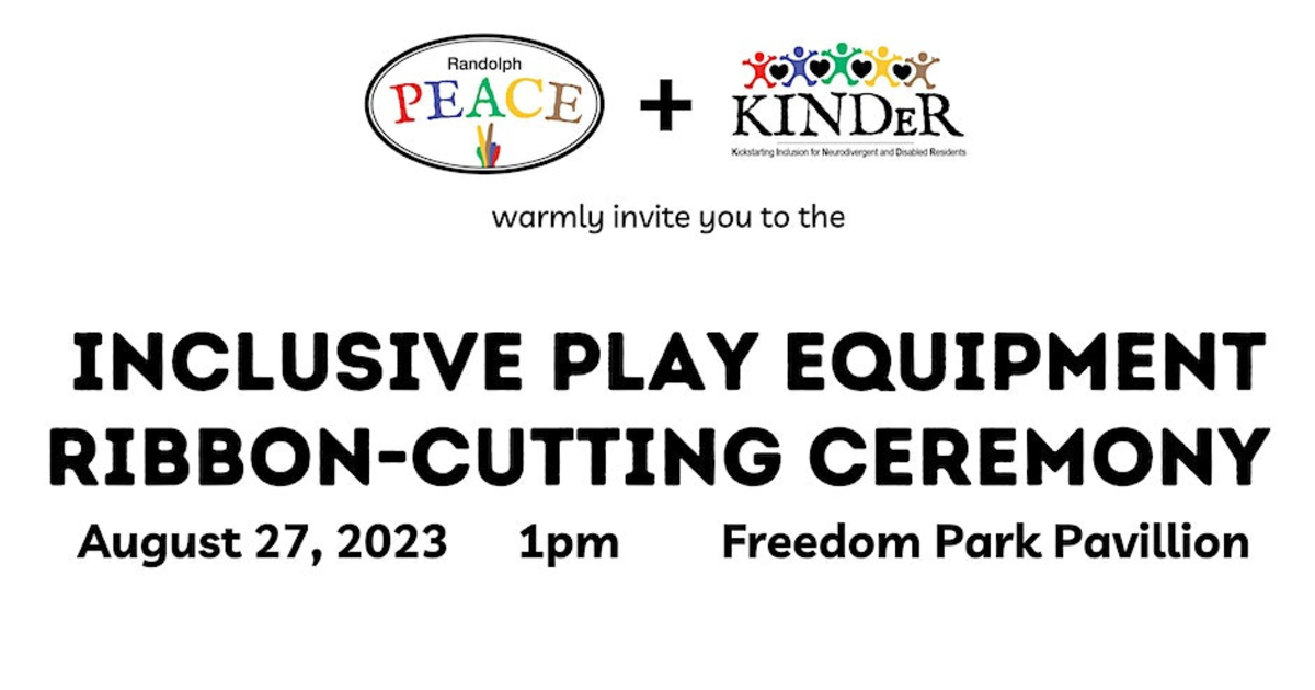 Randolph To Hold Ribbon Cutting For Inclusive Play Equipment At Freedom ...