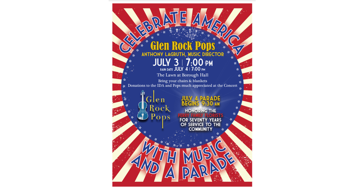 Ready for Glen Rock July 4 Festivities? Here's a Rundown | Fair Lawn ...