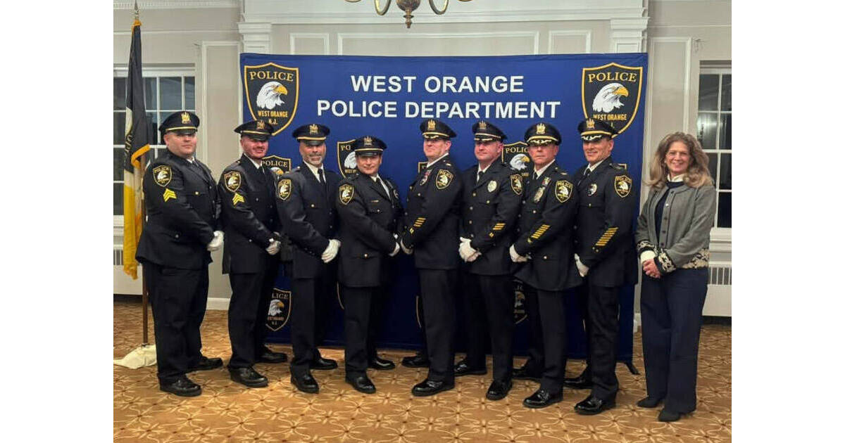 West Orange Celebrates New Police Chief with Several Officers Promoted ...