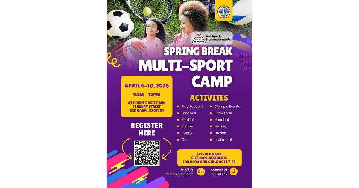 Red Bank Parks & Rec Spring Break Multi‑Sport Camp — April 6–10 at ...