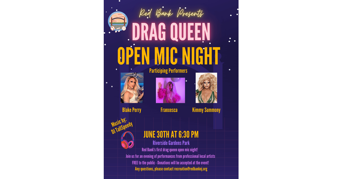 Red Bank Schedules Drag Queen Night | Red Bank, NJ News TAPinto | TAPinto