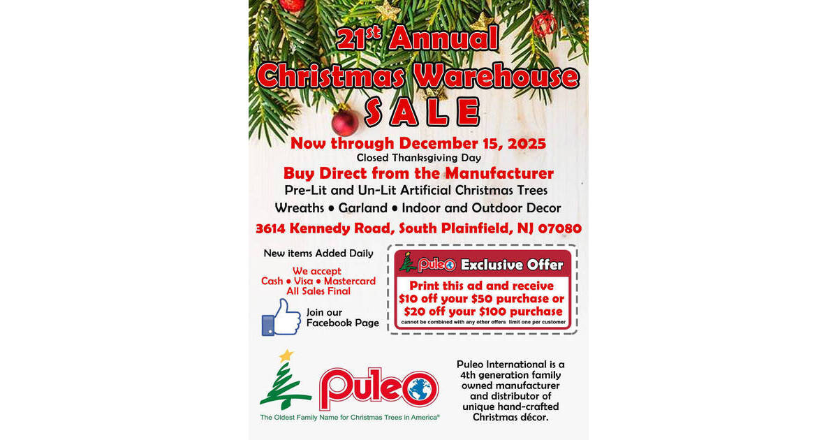 Puleo International Opens Doors for 21st Annual Christmas Warehouse ...