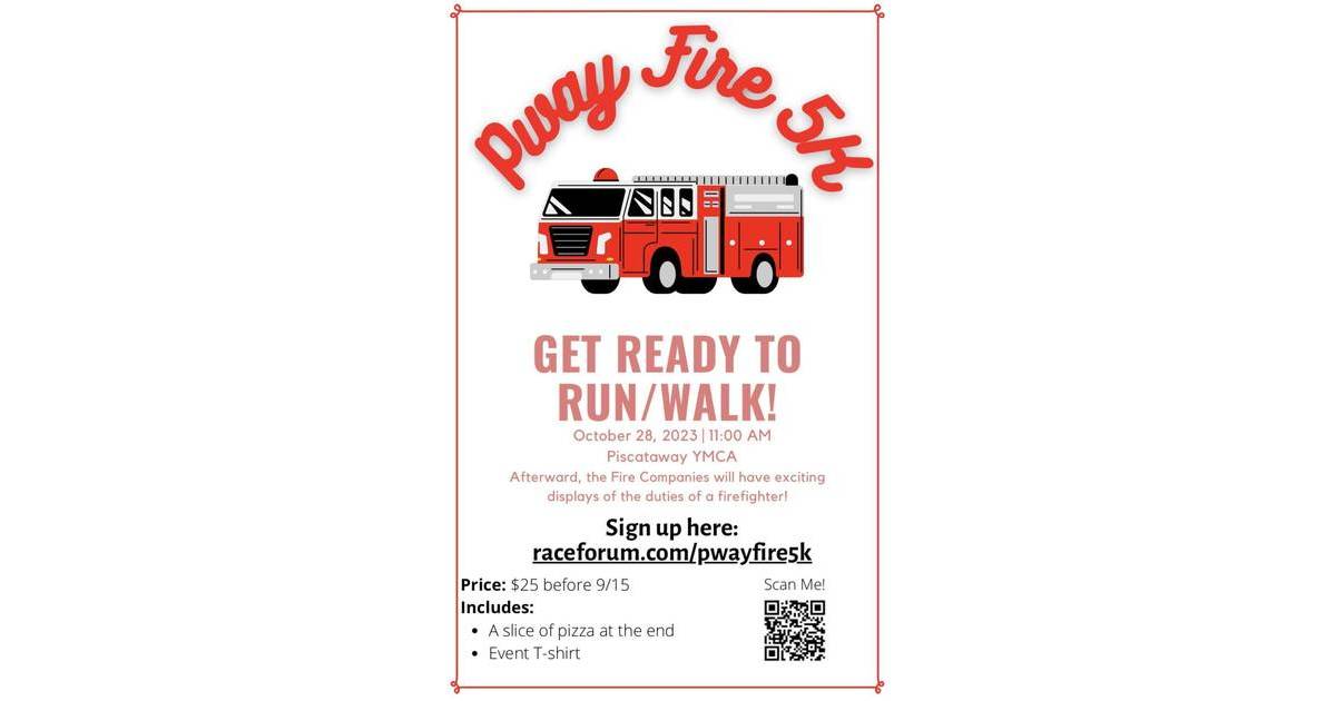 Registration Now Open for the Piscataway Fire 5K | Piscataway, NJ News ...