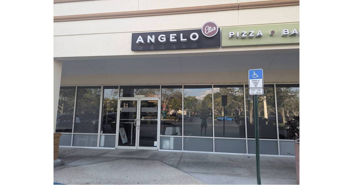 Angelo Elia Restaurant in Sawgrass Center Closes | Parkland, FL News ...