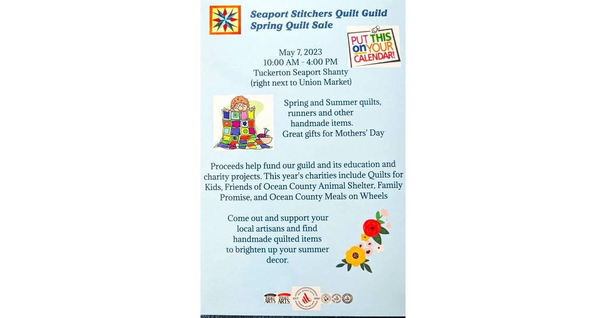Handmade Quilt Sale at the Tuckerton Seaport | Stafford/LBI, NJ News ...