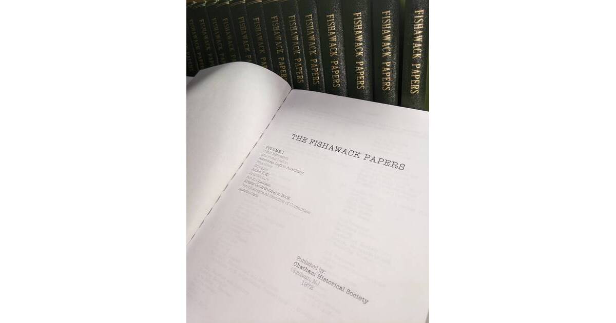 Sharing Our History: Fishawack Papers: Another Chapter | Chatham, NJ ...