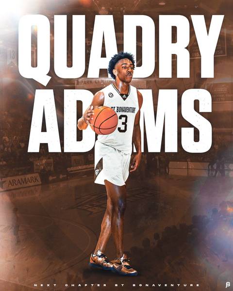 Quadry Adams Will Transfer to St. Bonaventure to Play Basketball ...