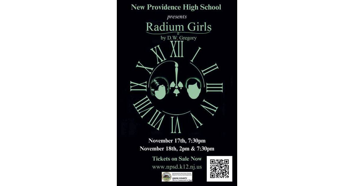 NPHS Fall Play Radium Girls opens on Friday! | New Providence, NJ News ...