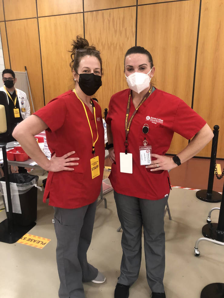 RCBC's Nursing Students Who Combat COVID at Rowan University Vaccine ...