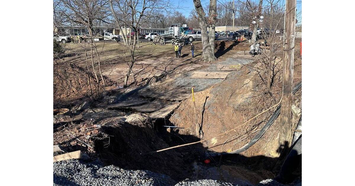 Water Flow From Main Break Coming from 1950s Era Pipe | Edison, NJ News ...