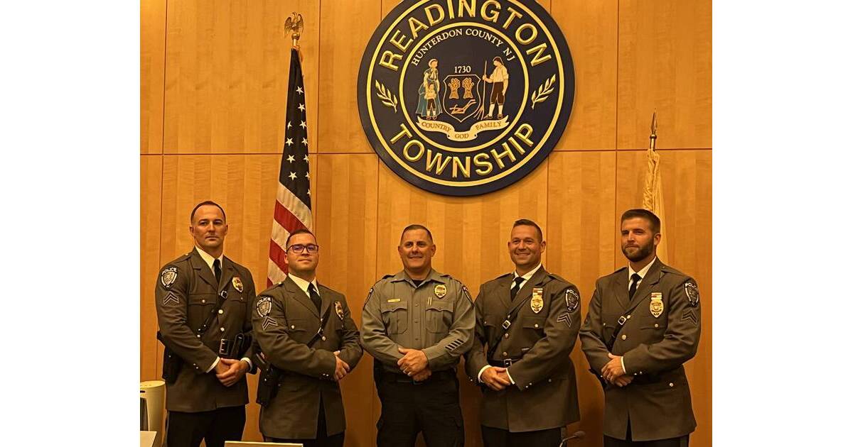 Readington Police Promote Four New Corporals | Flemington/Raritan, NJ ...