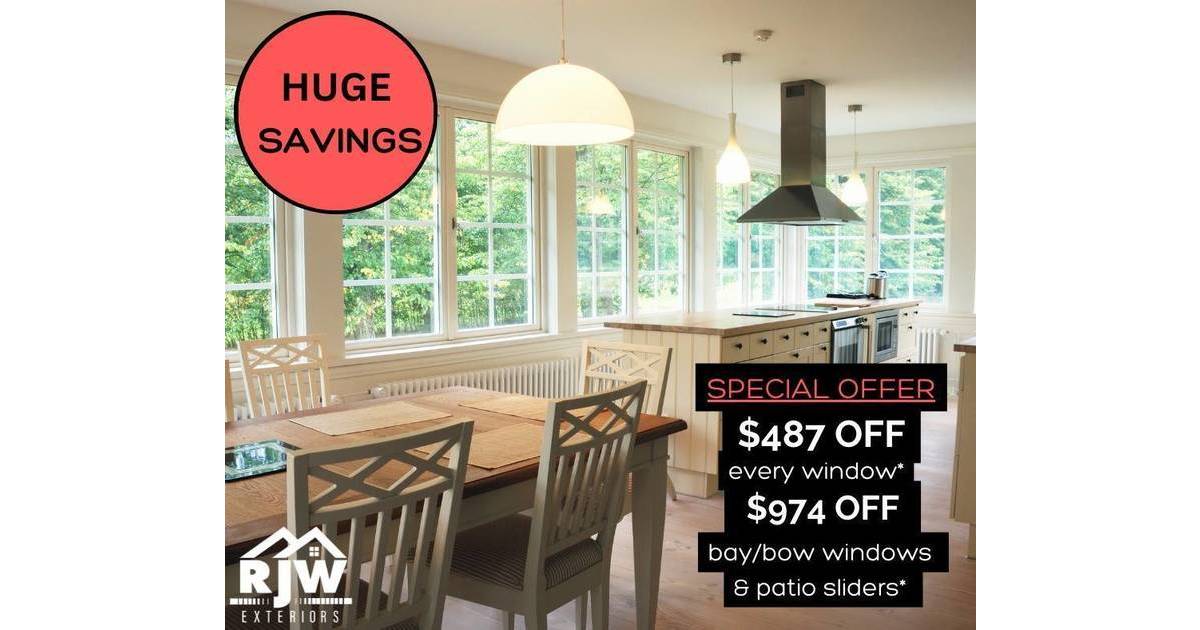 Act Quickly! RJW Exteriors Offers Huge Discounts on New Windows and ...