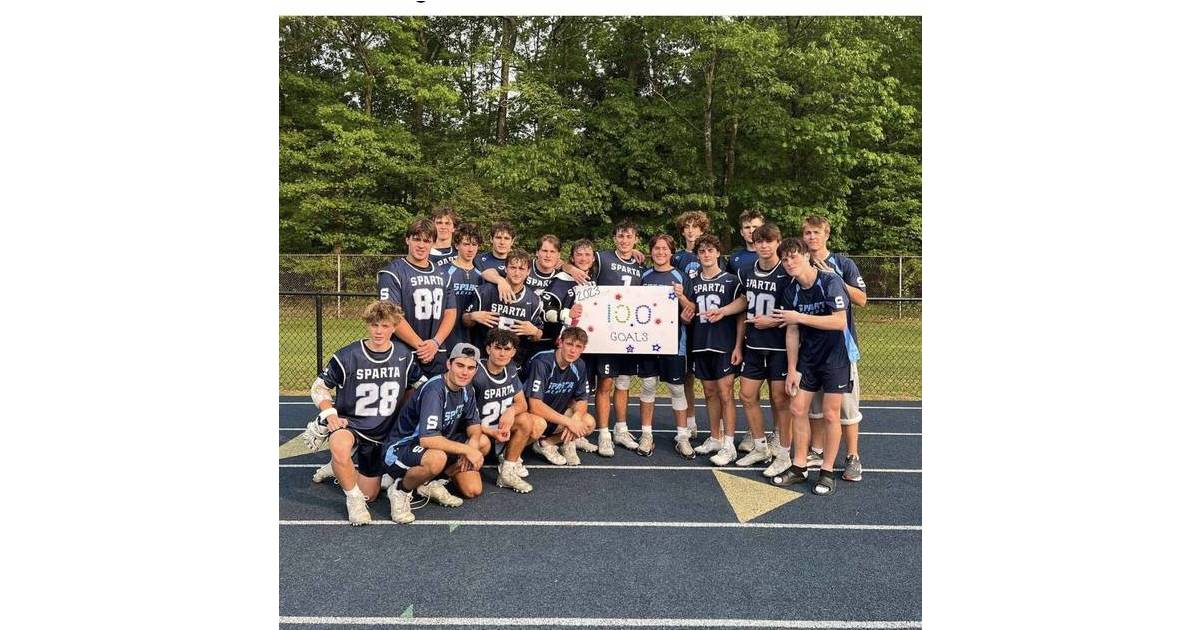 Sparta Boy Lax's Ryan Rossi Scores Goal 100 in Win Over Roxbury ...